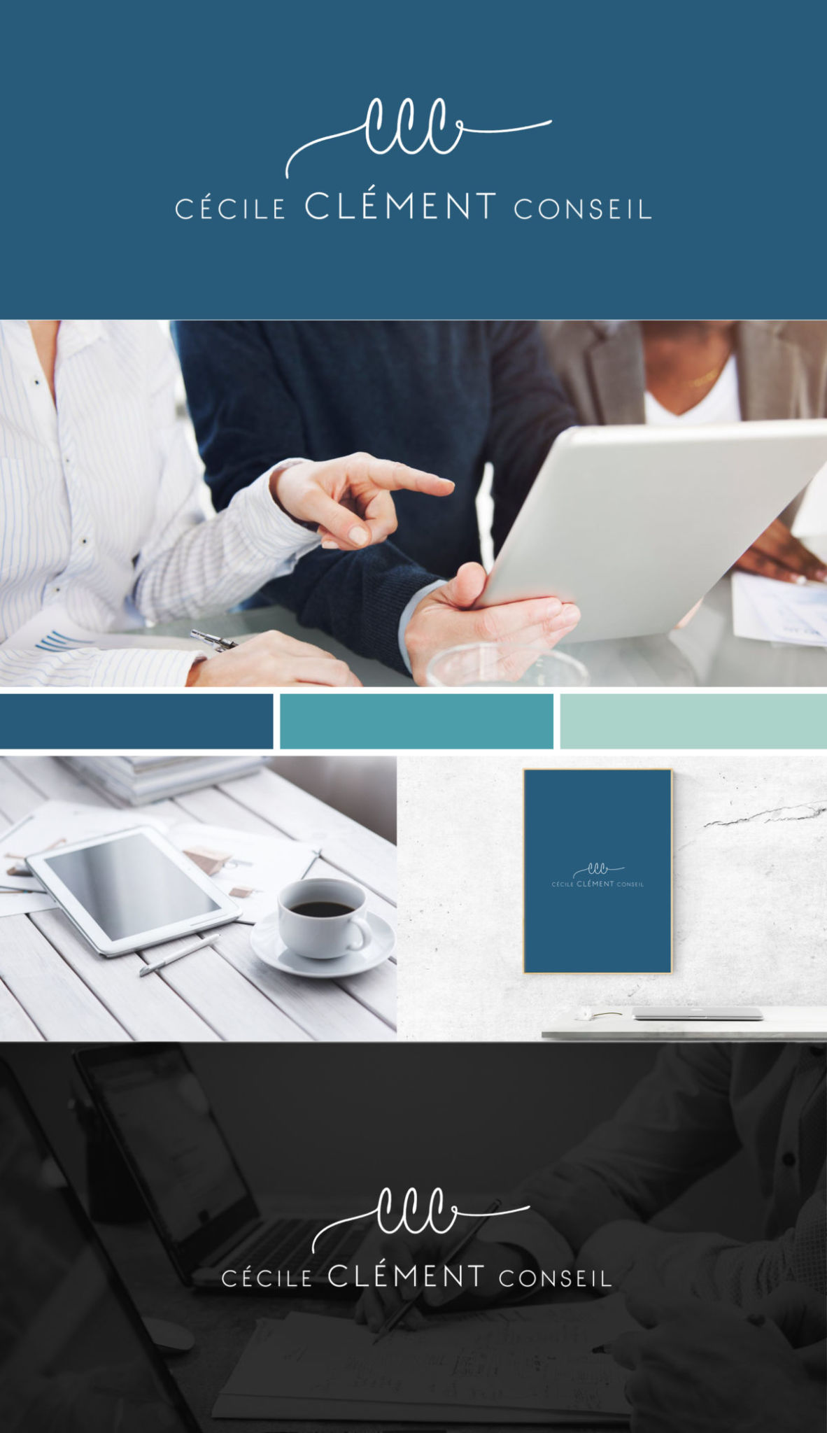 Création logo cabinet de conseil Strasbourg • A3 Design